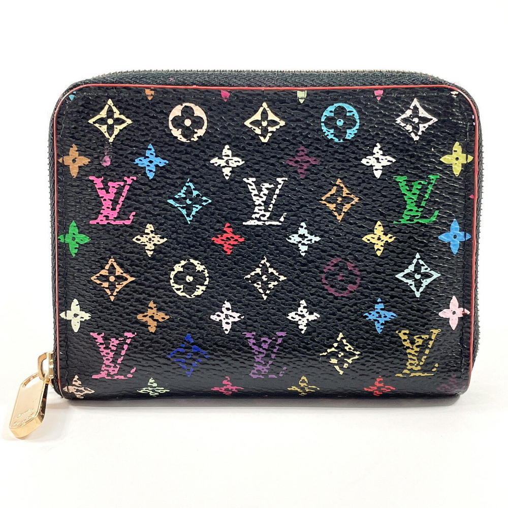 Louis Vuitton Zippy Case Monogram Multicolor Black - Gem